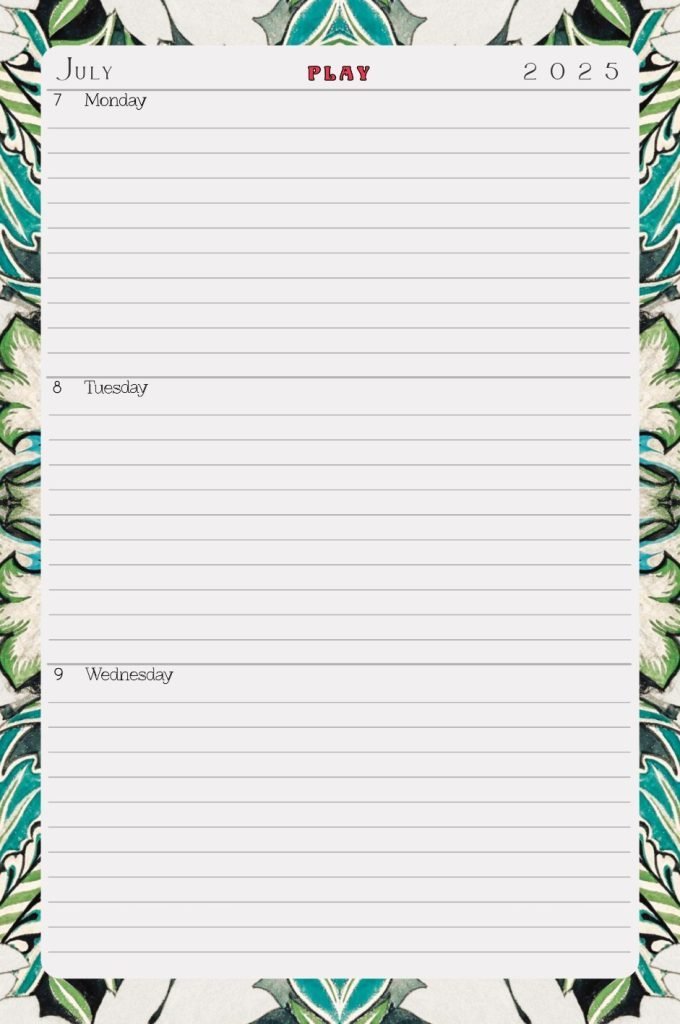 2025 DIARY For The Wild Creative Heart - Spiral Bound